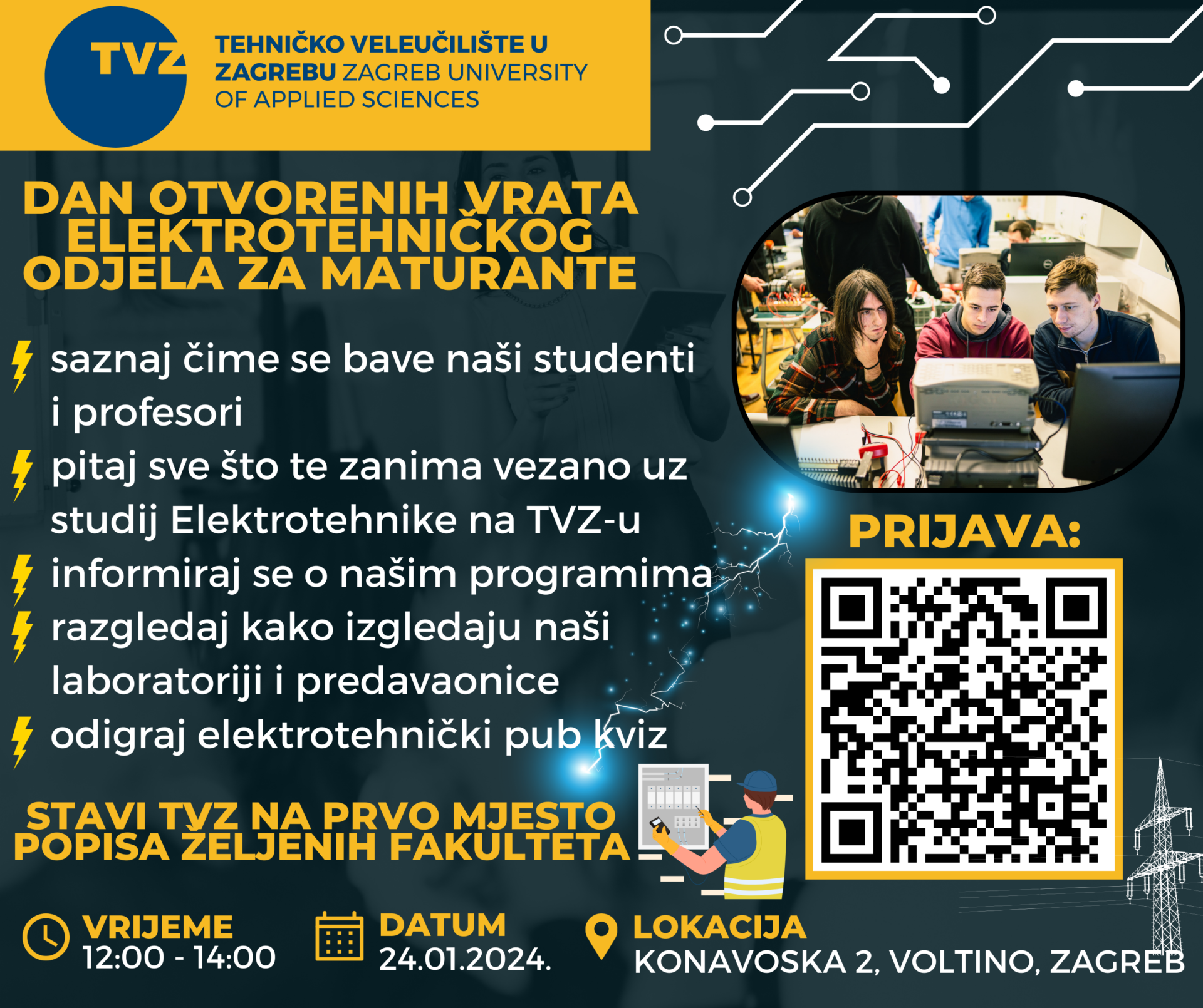Dan otvorenih vrata Elektrotehničkog odjela TVZ-a - Tehničko ...